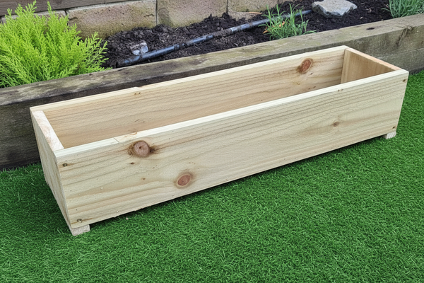 Handmade rustic wooden garden planter – Summer Wooden Planters