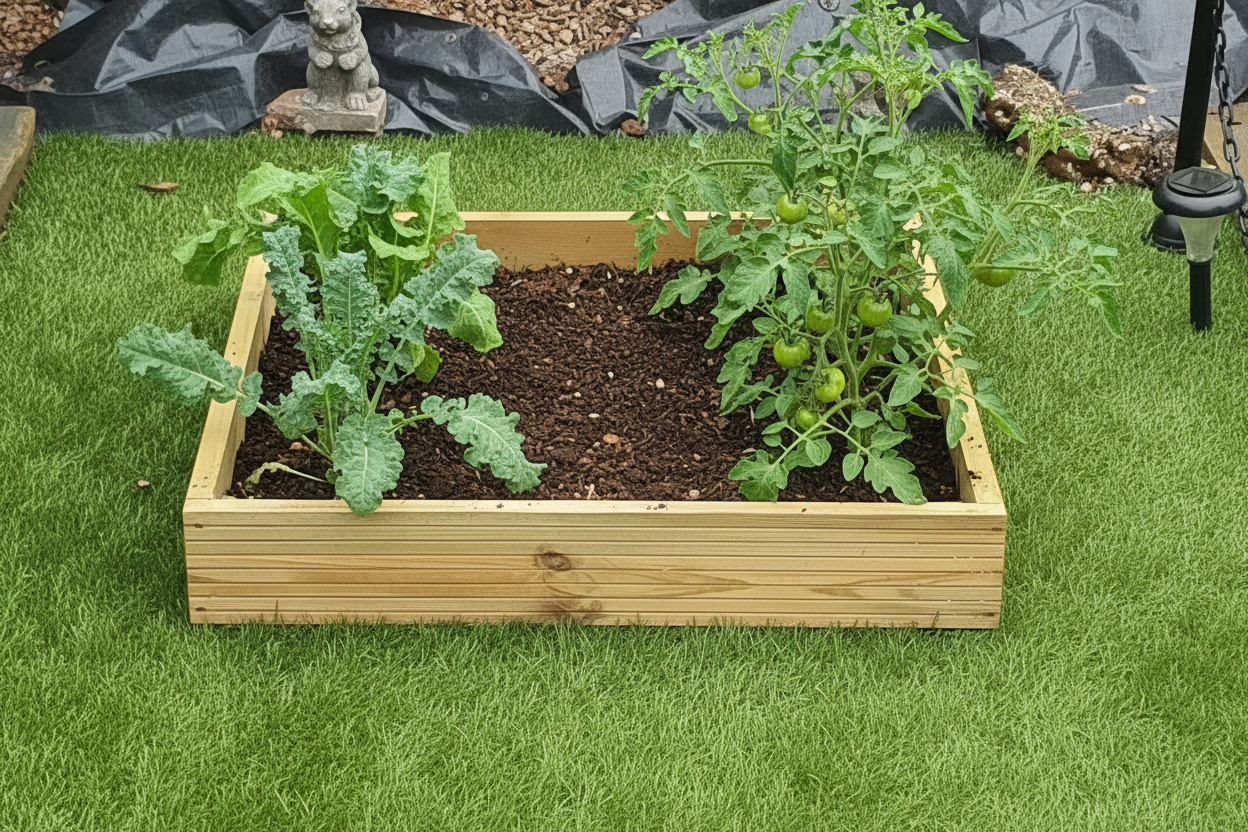 Tanalised Decking Timber Raised Bed Frame Planter – Summer Wooden Planters