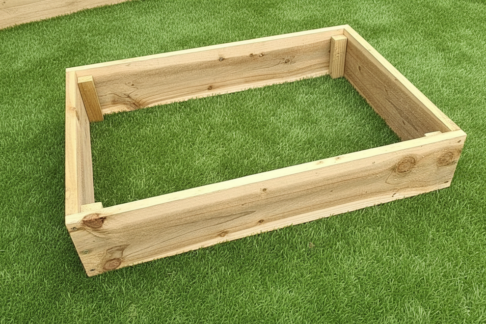 6x1 Timber Wooden Raised Planter Beds for Gardening – Summer Wooden ...
